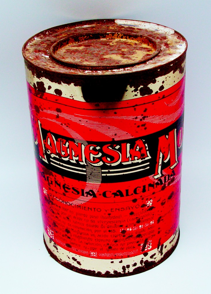 Óxido Magnésico (magnesia calcinada) | Farmacia Museo Aramburu