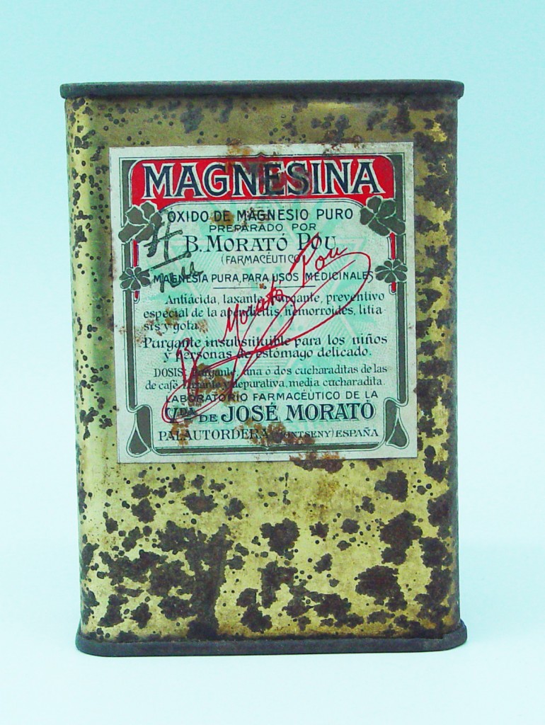 Óxido Magnésico (magnesia calcinada) | Farmacia Museo Aramburu